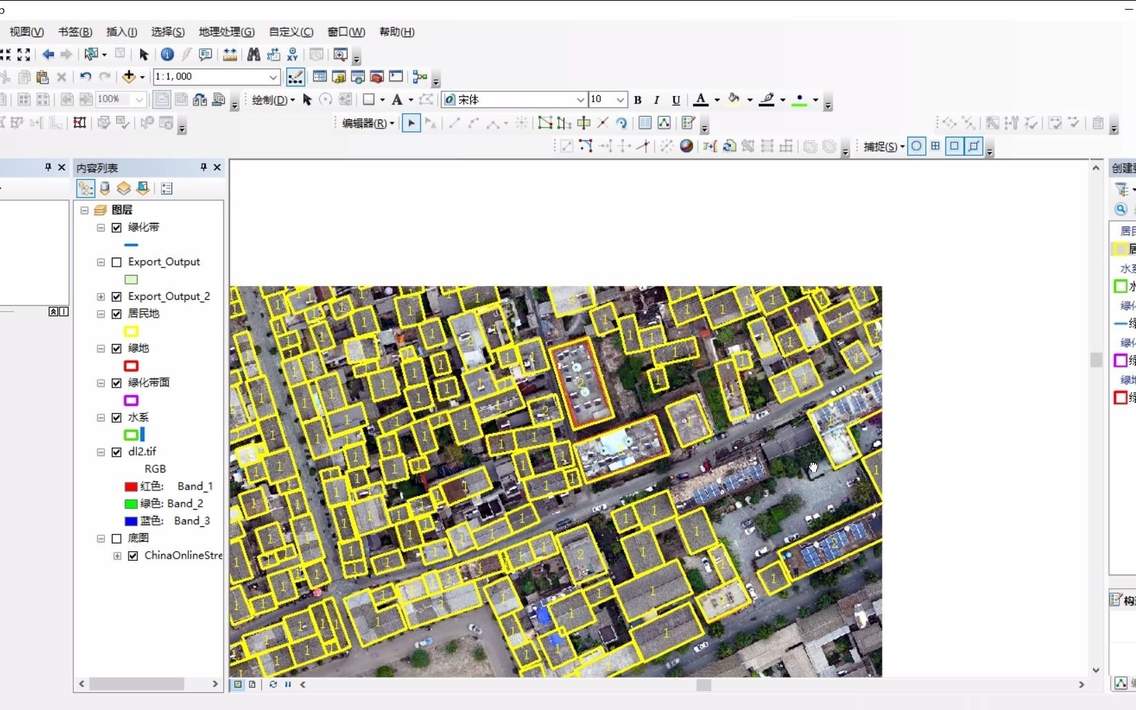 巍山古城矢量化地图制作