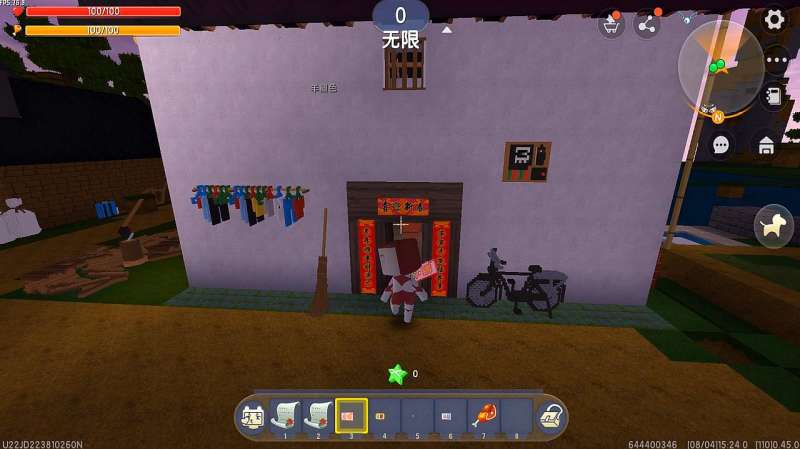 迷你世界:没想到妮妮家不仅有游戏机还有二楼,我家简直没法比啊