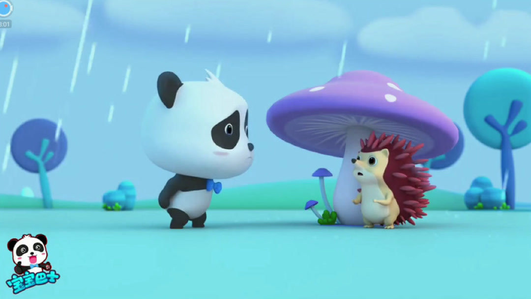 动物们的小雨伞-宝宝巴士启蒙音乐剧游戏