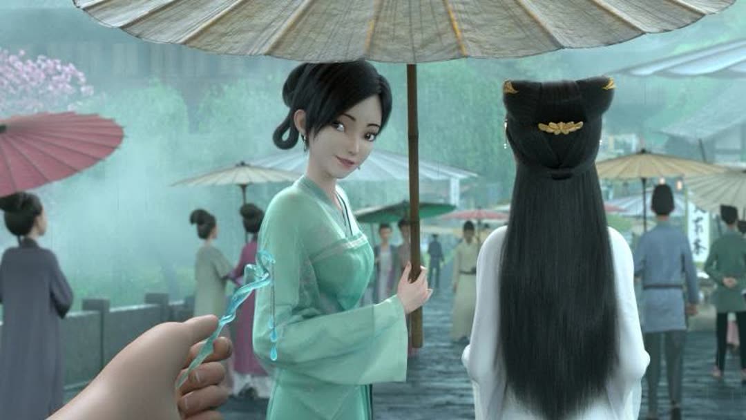零基础绘画动画白蛇:缘起:小青