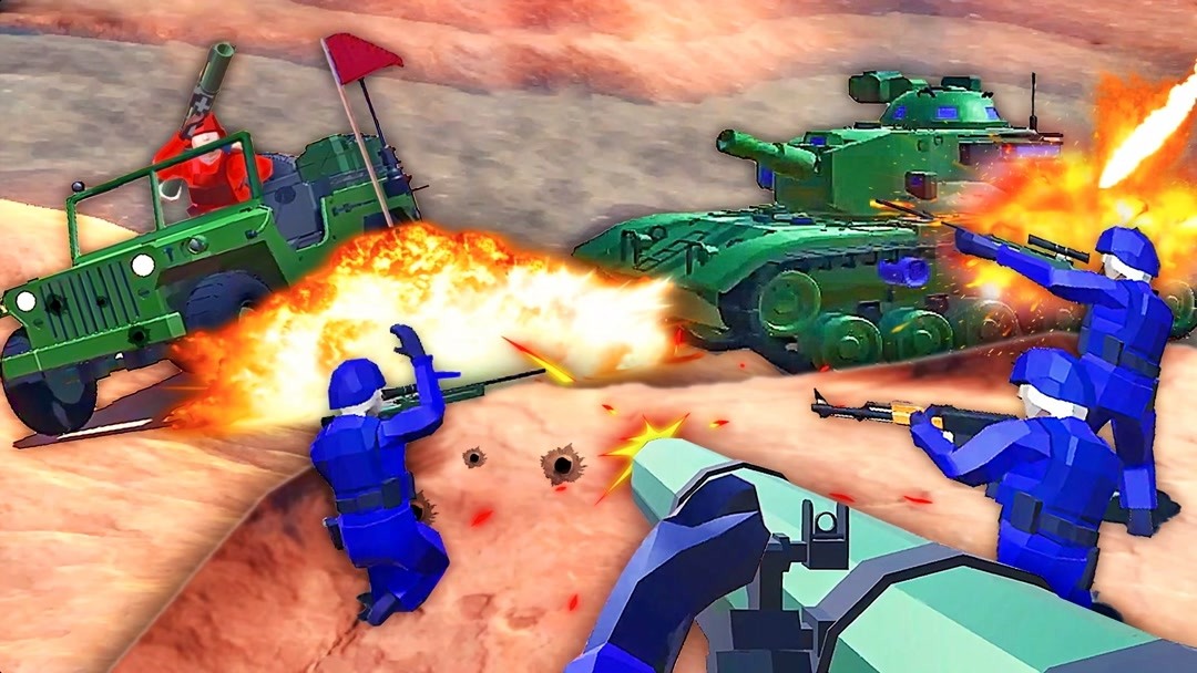 红蓝模拟器 队友来了个倒悬开飞机,直接开到水里炸了 阿波兔解说