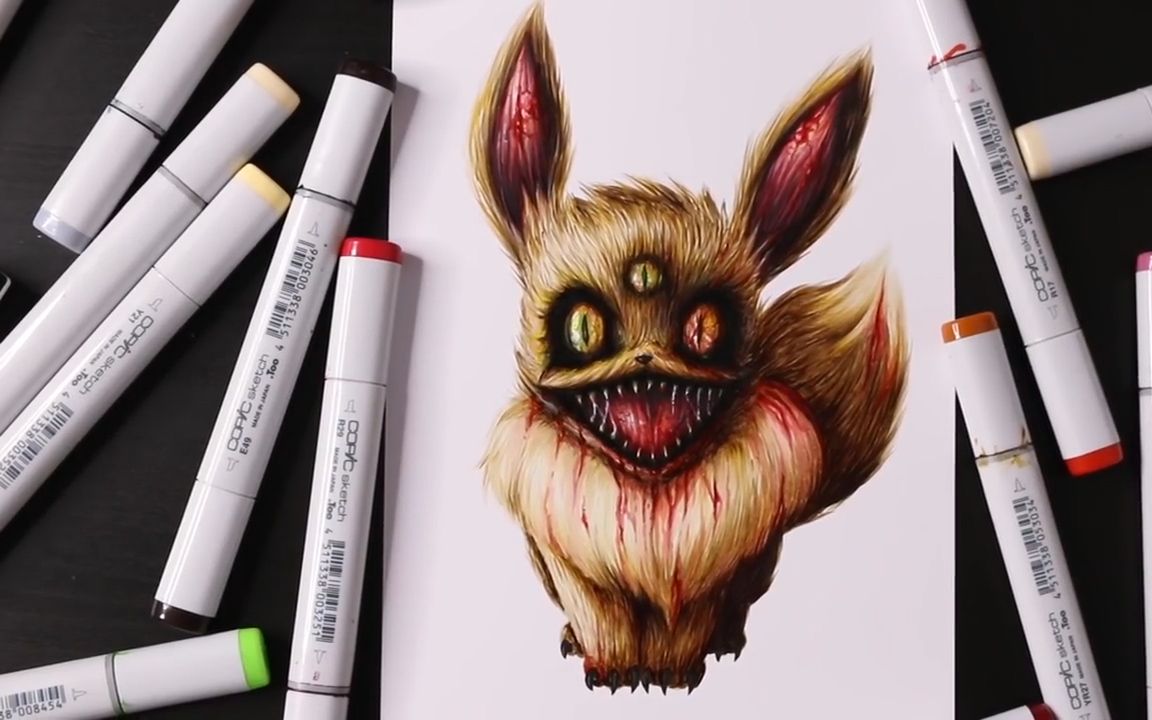 ...就会,你不缺手缺的是技巧,手绘马克笔动漫卡通绘画上色技巧视频教程