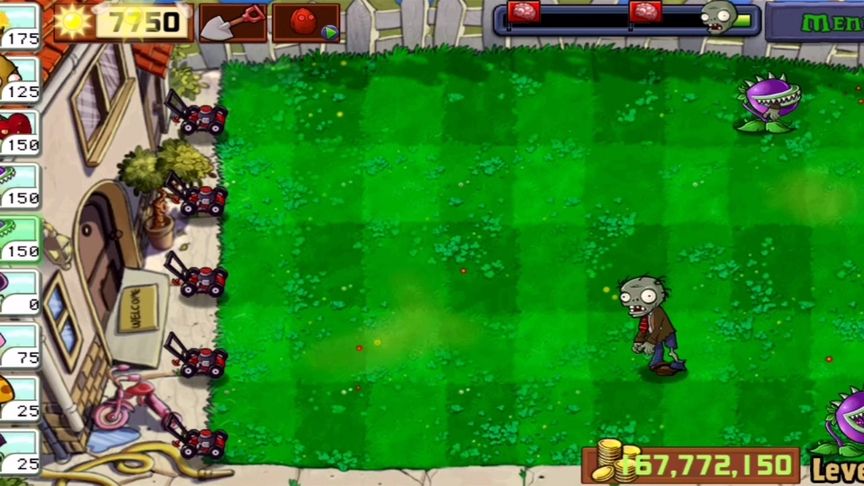 植物大战僵尸无敌版:挑战只用大嘴花通关