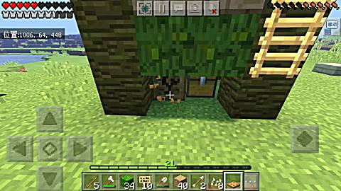 我的世界pe萌新生存05 造一个部落冲突的箭塔,开荒造田,解决温饱问题...
