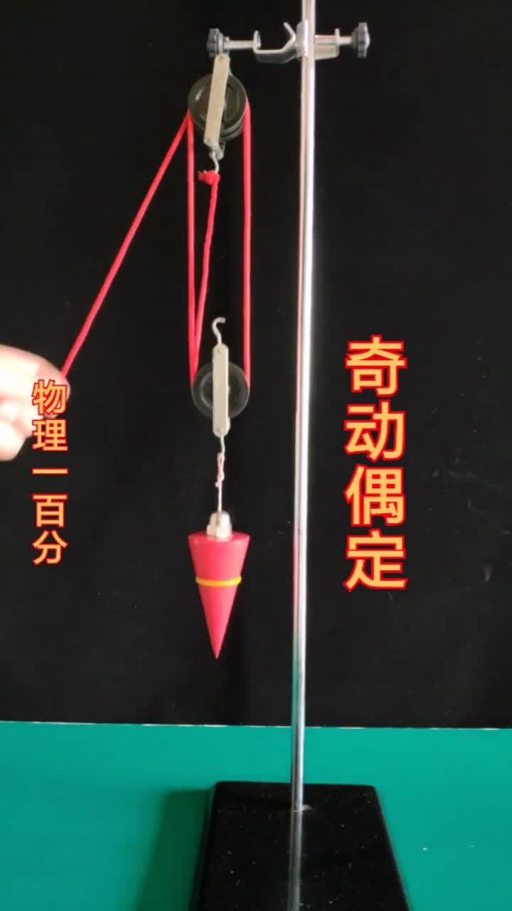 中考物理必考:“滑轮组”如何绕线?奇动偶定意思是( )?#我来科普 #...