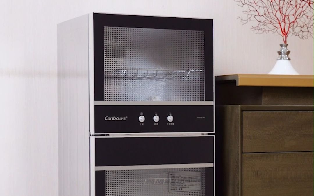 爸妈用了都夸好!康宝星钻系列消毒柜,防潮、抗氧化不易锈,上下分层...