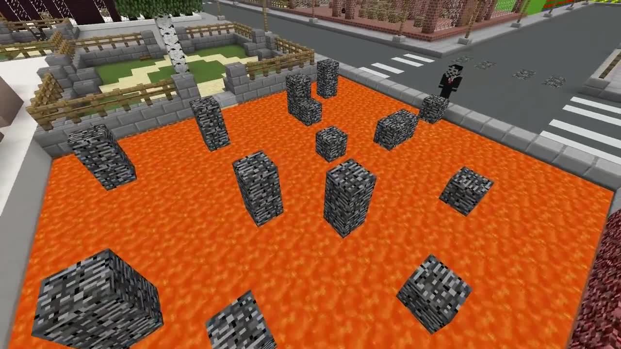 我的世界MC动画-现实剑挑战