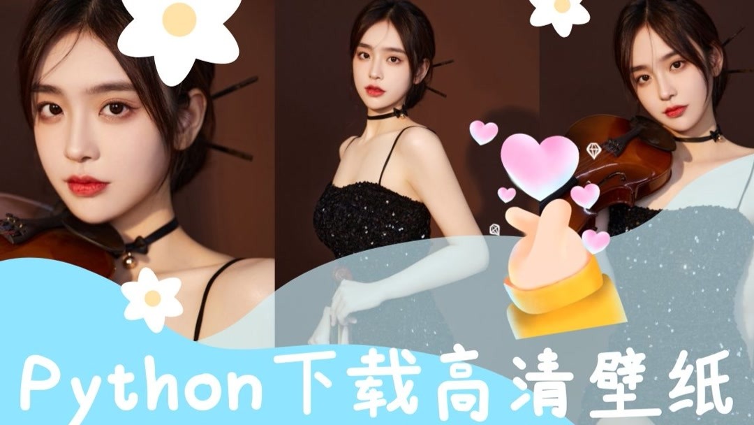 用Python爬取了某某壁纸网站全部小姐姐壁纸,制作自动换壁纸软件