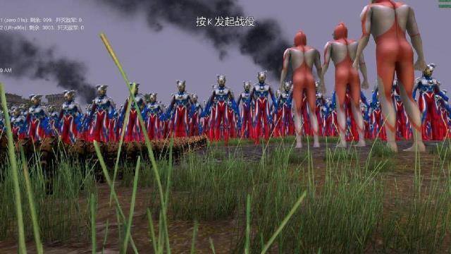 战争模拟器:3000个纳米战士能消灭1000个赛罗奥特曼吗?
