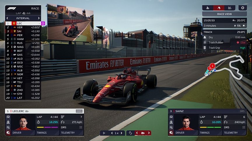 车队经理模拟游戏《F1车队经理2022》现已在Steam发售