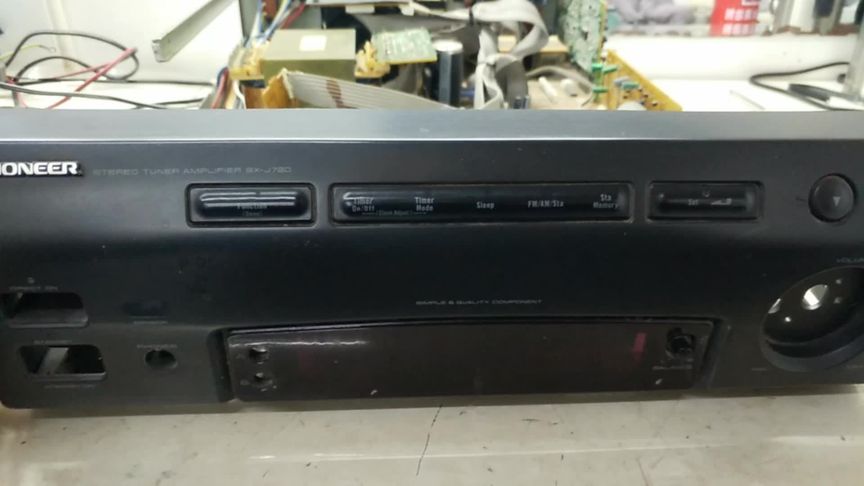 先锋鼠笼功放机清理维护,这个设计紧凑经典,电子工业巅峰