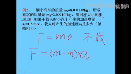 牛顿运动定律--第二定律的讲解