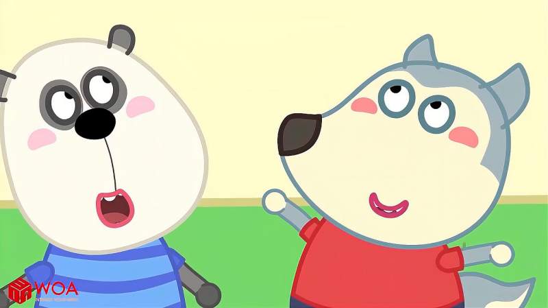 小猪佩奇动画版:今天卖水果比赛,伙伴们很开心