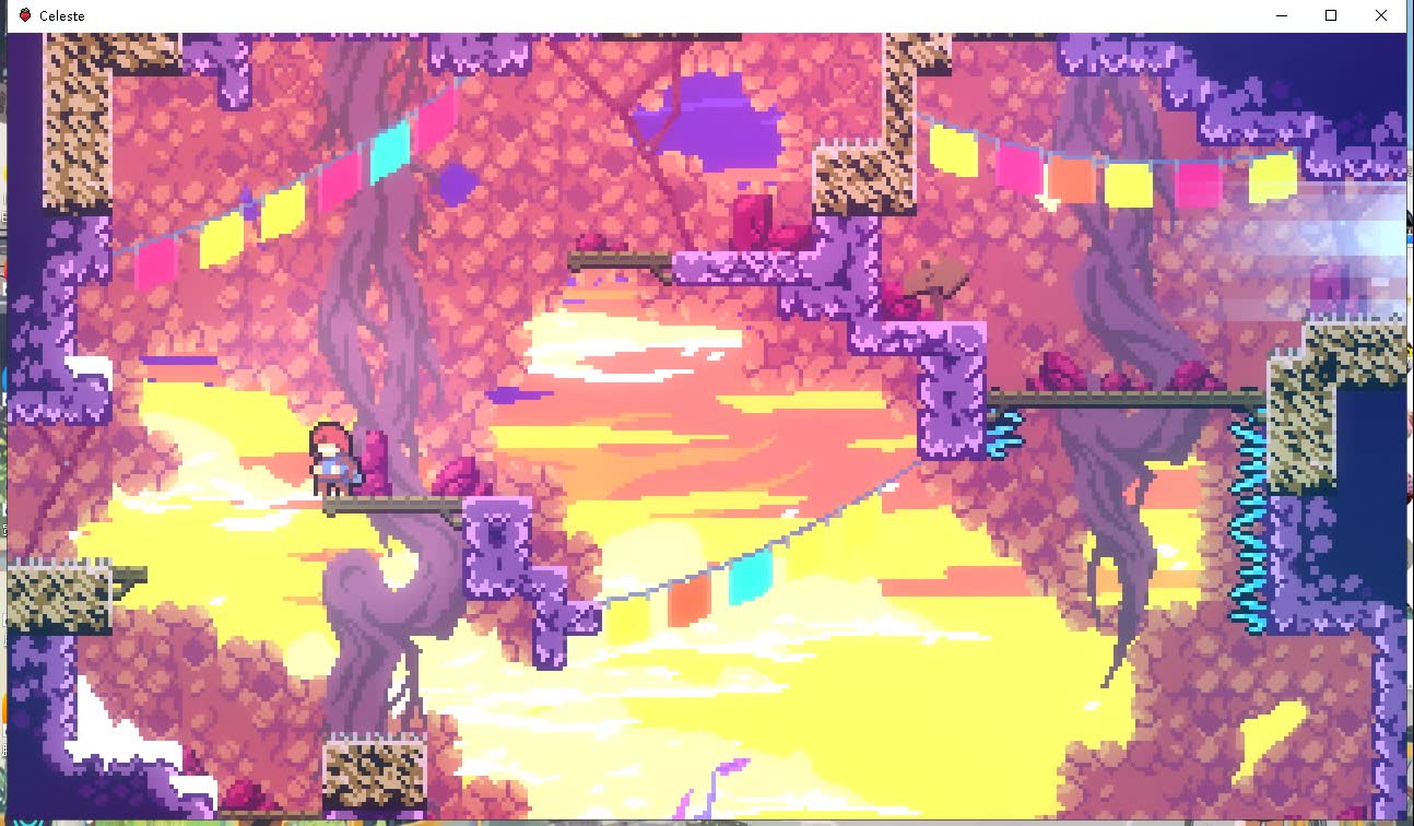 蔚蓝不知道第四关格子可以移动所以跳了二十分钟终于上去了