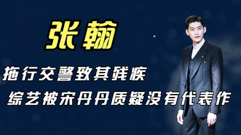 ‘油腻霸总’张翰:拖行交警致其残疾,综艺被宋丹丹质疑
