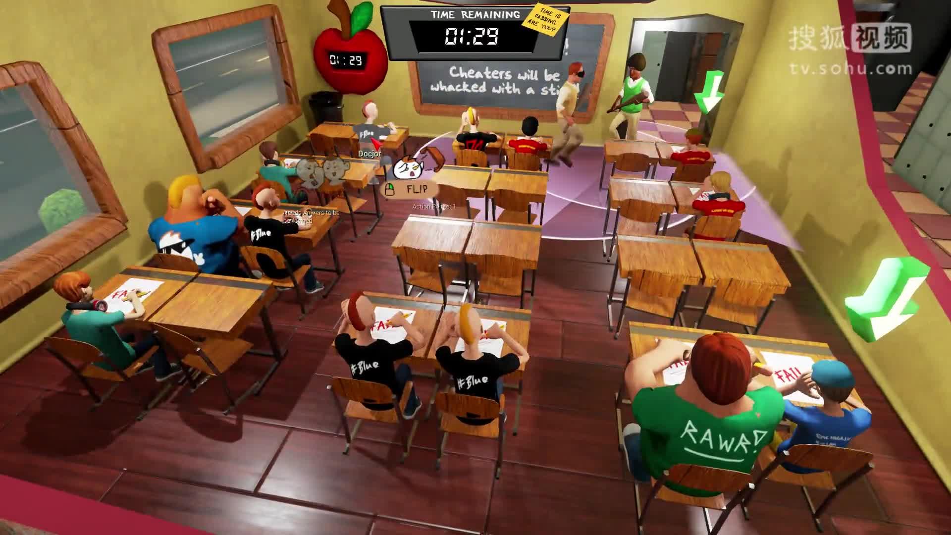 太阳带你考试作弊!模拟游戏《作弊模拟器》实况01