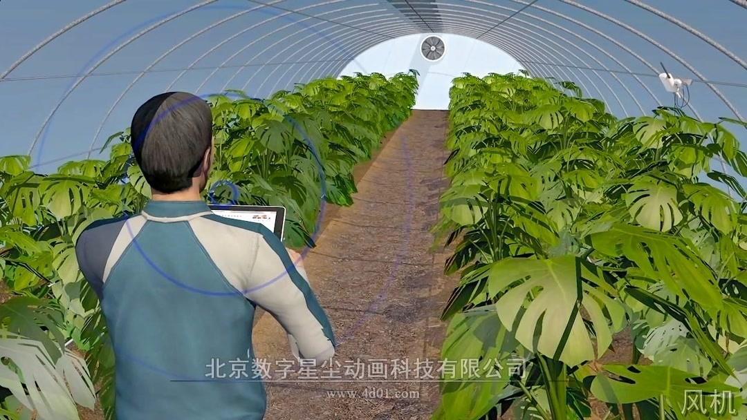 系统三维动画展示 智能温室3D演示动画