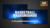 篮球动画背景视频素材 Basketball Backgrounds 4K