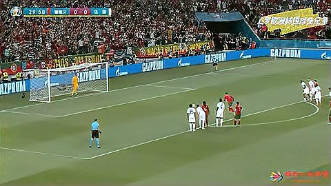 C罗2021欧洲杯进球全记录:4场5球高效进球助其斩获本届金靴