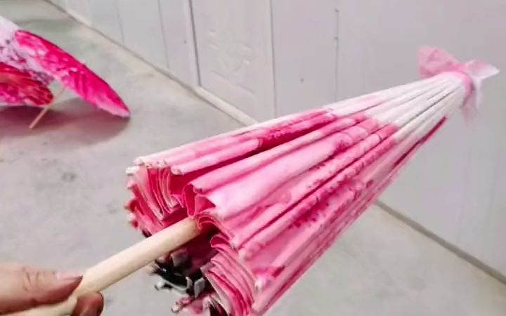 【伞绘】油纸伞工厂实拍制作过程