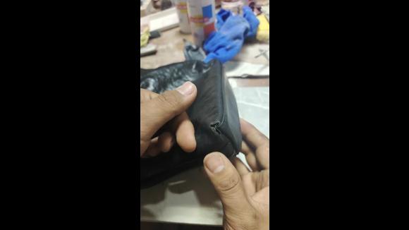 皮包磨损 完美修复教程