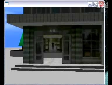 我的毕业设计虚拟校园(局部 宿舍楼部分漫游录象)