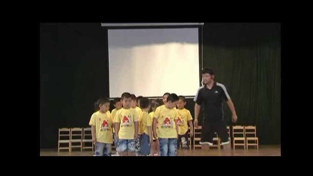 幼儿园优质课 大班体育运动《齐心协力》【高清】
