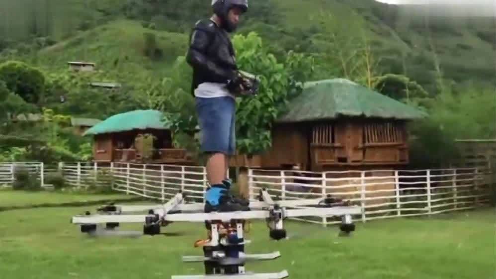 高手自制飞行器,试飞看看如何?