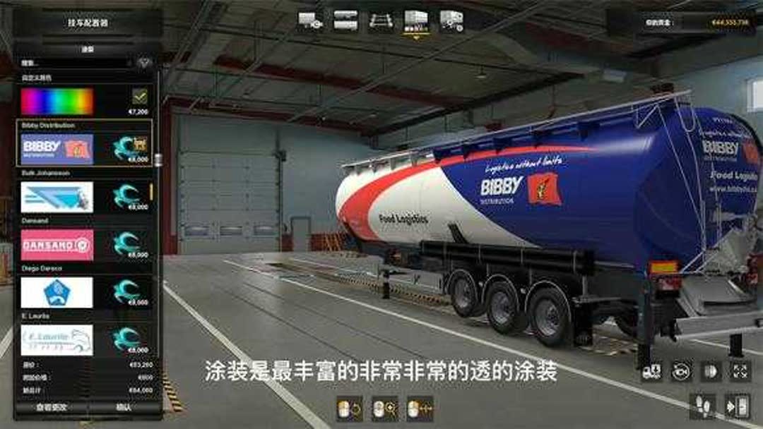 欧卡2-创意工坊MOD推荐:tipper trailer自卸货柜及KIP罐车货柜