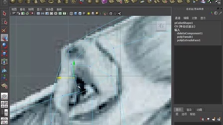 Maya三维模型制作——狼狗模型制作03一26