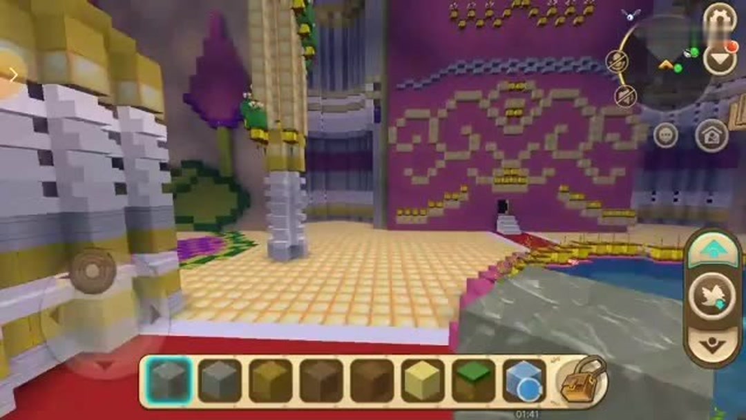 迷你世界联机 这堡垒要不要这么漂亮啊 搞得我好羡慕啊