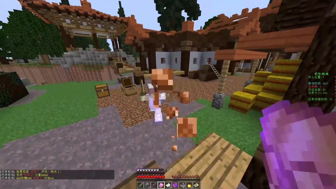 MC我的世界花雨庭服(吃鸡)