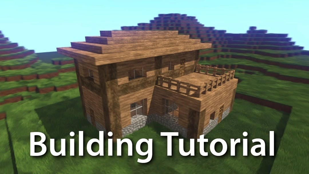 带阳台房屋模型!我的世界