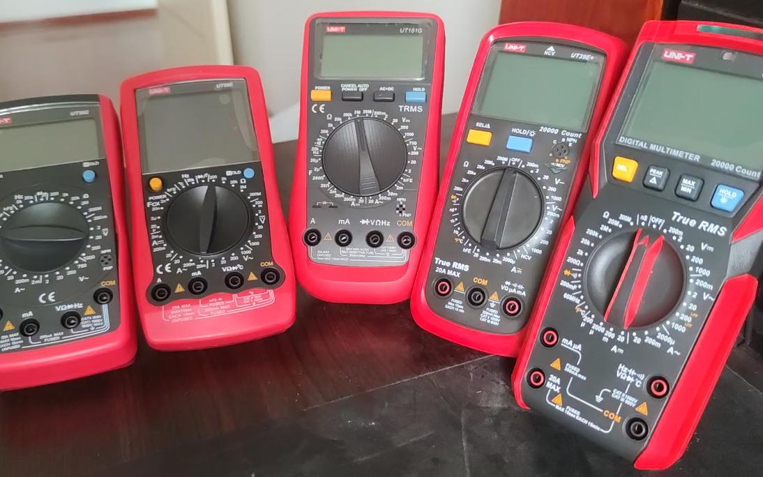 优利德历代手动挡四位半万用表简评—优利德高端手动档难行