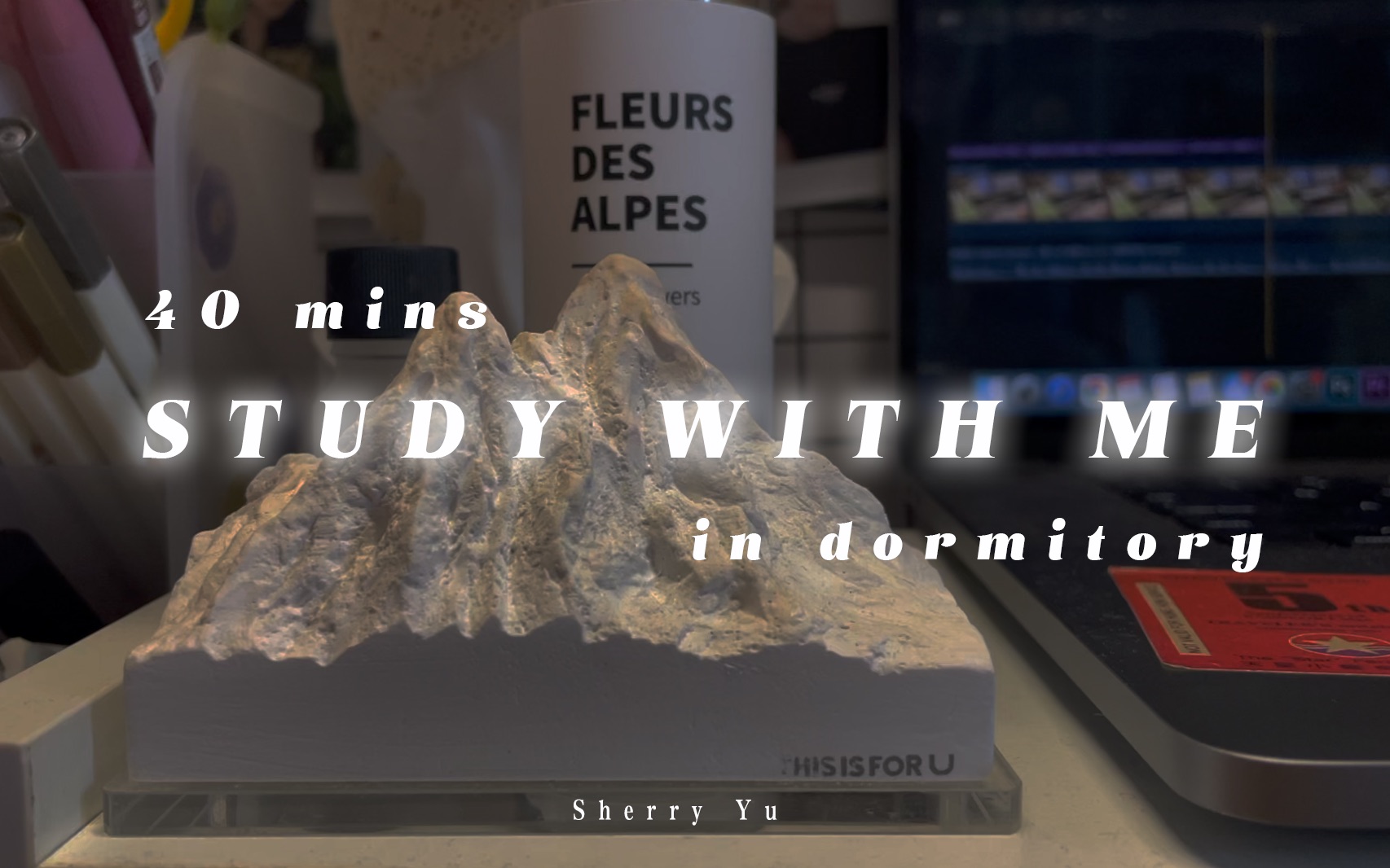 【Study With Me #1】40分钟倒计时|学习陪伴|宿舍氛围学习|钢琴舒缓...