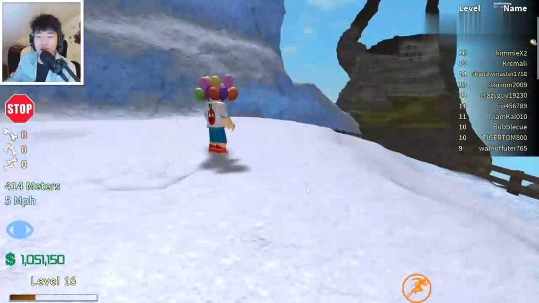 小飞象解说 Roblox坠落模拟器 变身疯狂木偶人!撞到天花