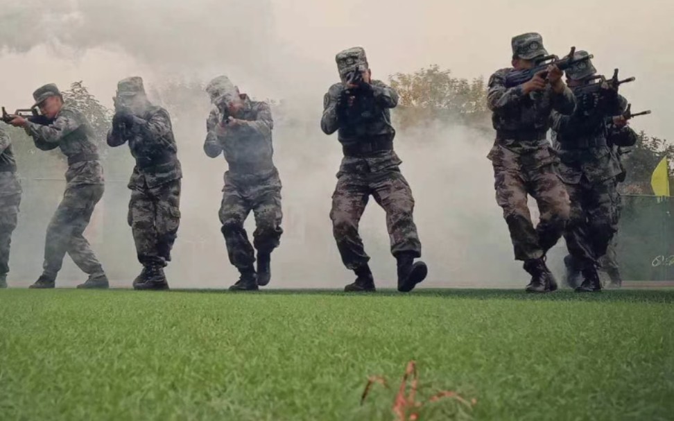 宁夏理工学院2020年军训汇演教官团队表演