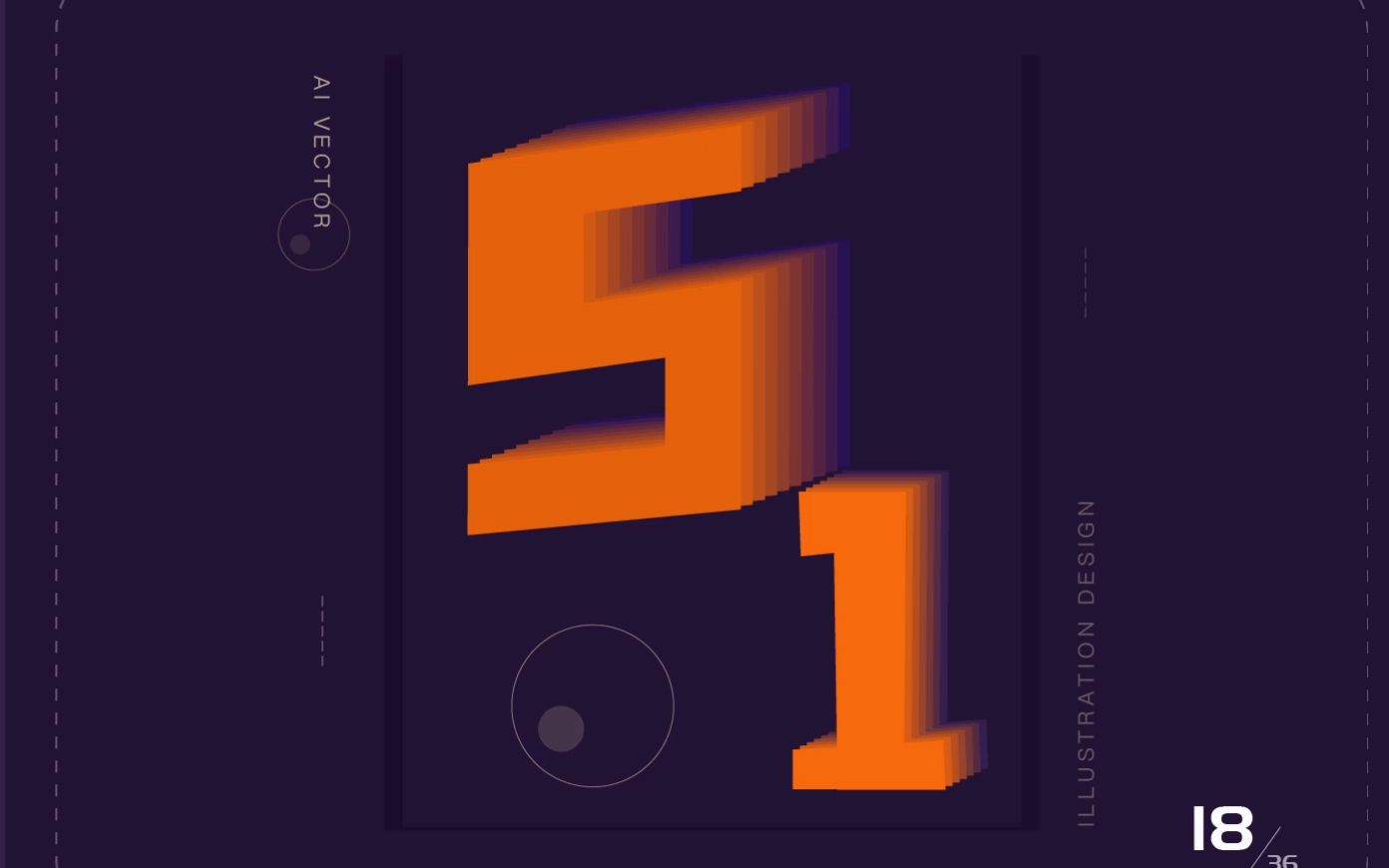 【AI教程】切面排列风海报设计