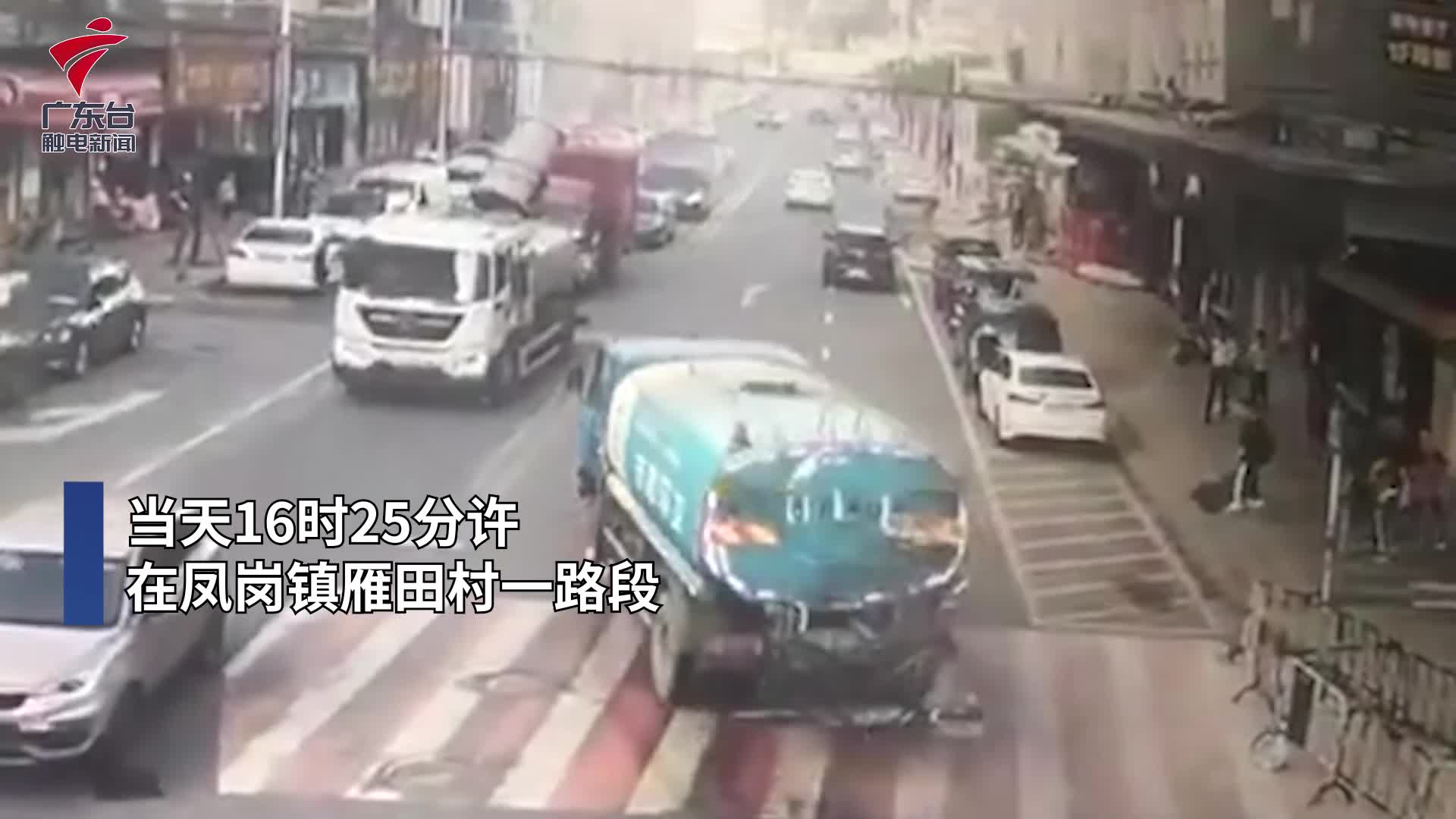 诡异车祸?东莞一环卫车车底突现一人,随后被碾身亡