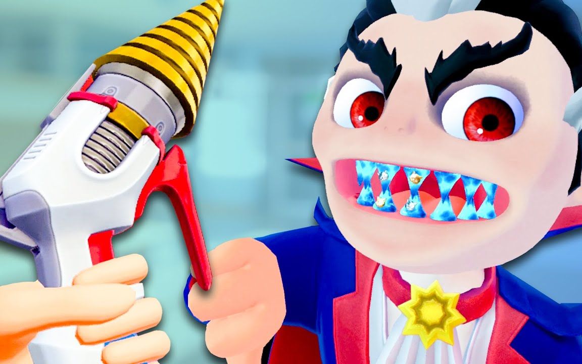 ...智齿是横着长的,第一视角去牙垢,看到最后非常解压!VR游戏牙医模拟器