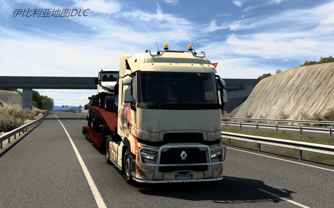 【欧洲卡车模拟2】伊比利亚地图DLC#3驾驶雷诺新款T从西班牙...