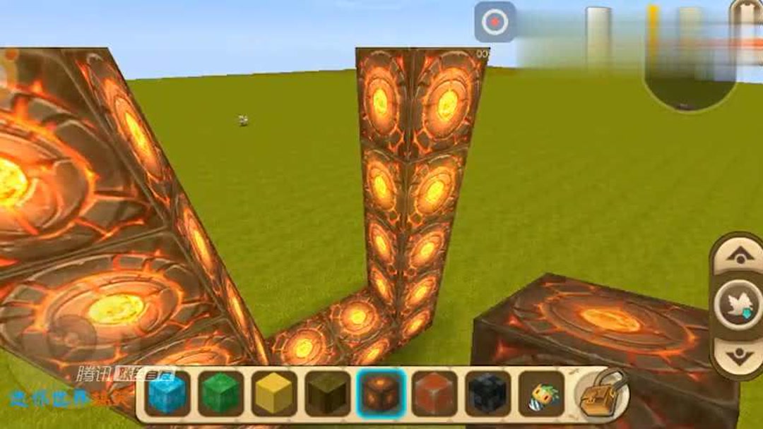 迷你世界:一分钟打造神奇穿越之门,一秒回到别墅家里