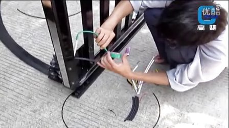 平开门机安装过程