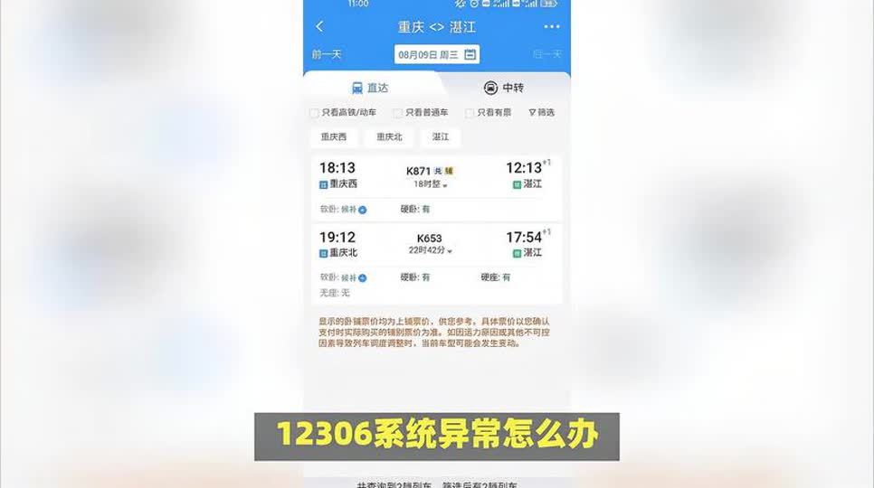 12306系统异常怎么办,这些应对措施让你轻松解决问题!