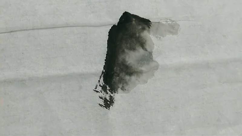 写意山水画基础课程,运用湿水泼墨法画远山云雾