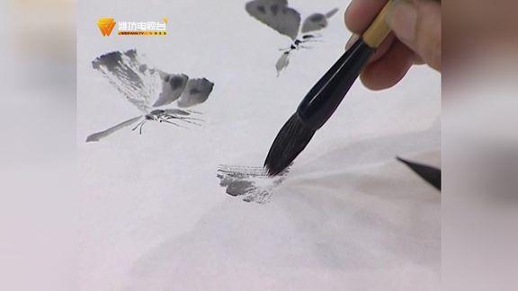 水墨蝴蝶、蜻蜓、蜜蜂如何画看这里!