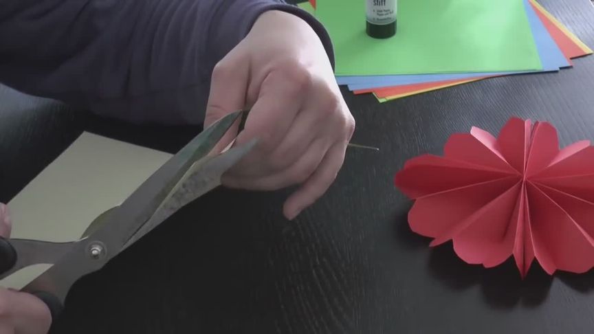 手工剪纸花朵,简单*实用*漂亮