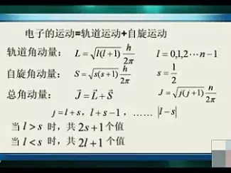 第29讲 原子的精细结构:电子的自旋(二)_标清