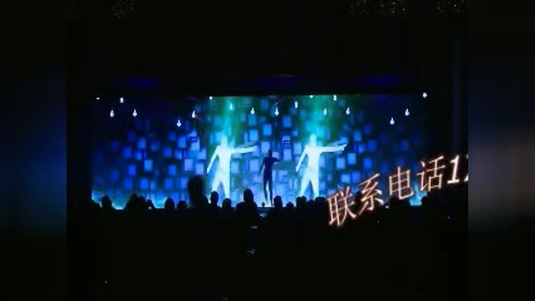 最新创意动感LED光影视频互动秀表演