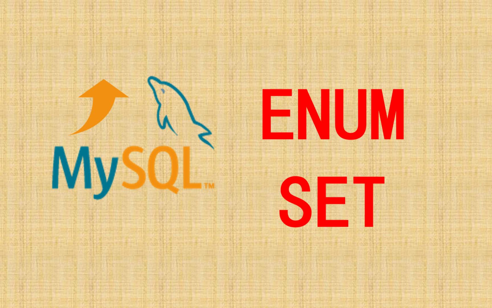 【MySQL性能优化】08 ENUM与SET类型